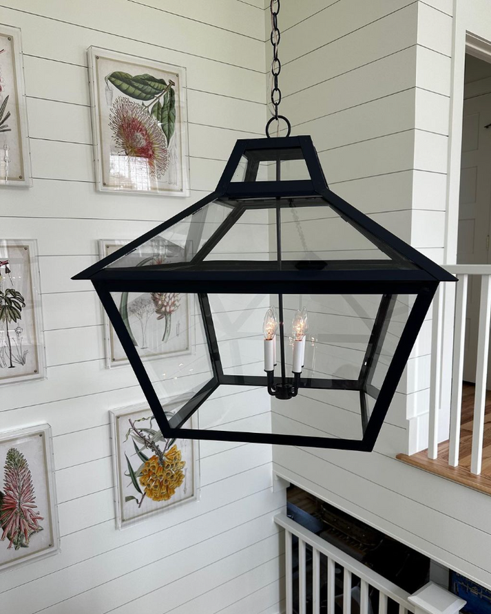 Hampton Copper Lantern Pendant | Custom Handcrafted – TetonLighting ...