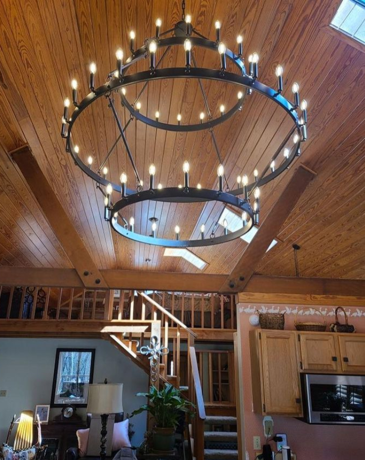 St. James Sullivan 3 Tier Steel Chandelier – TetonLighting™