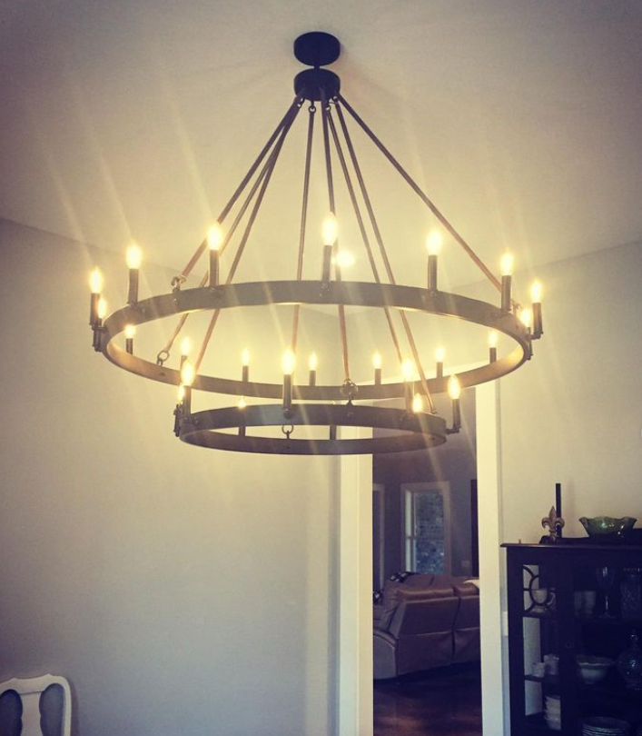 St. James Sullivan 2 Tier Steel Chandelier – TetonLighting™