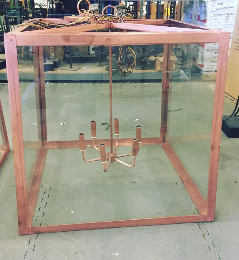 St. James Curacao Copper Chandelier Custom Design – TetonLighting™