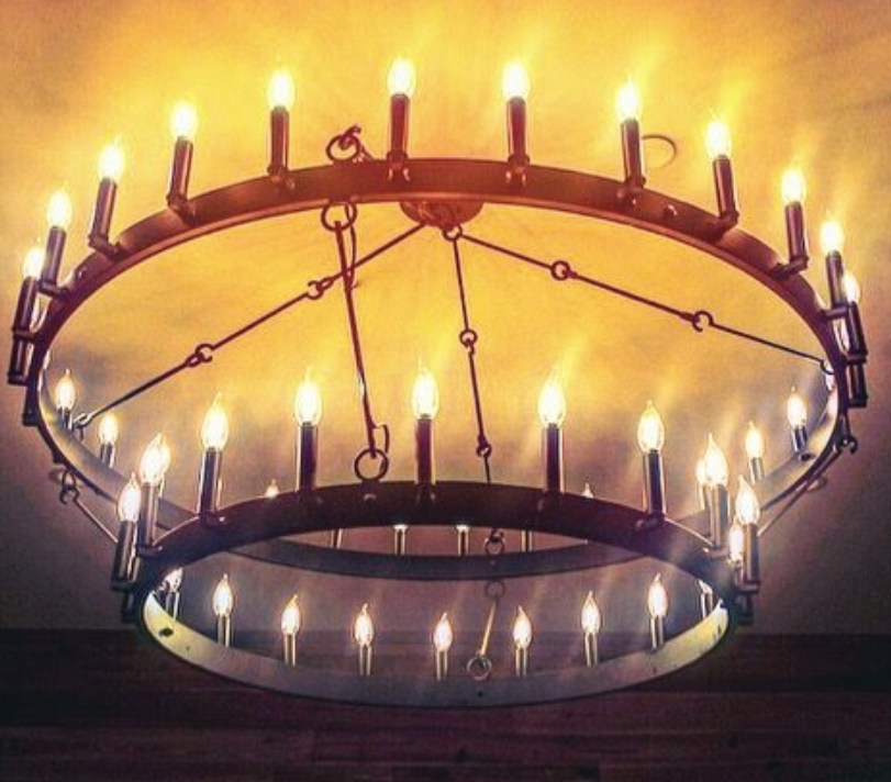 St. James Sullivan 2 Tier Steel Chandelier – TetonLighting™