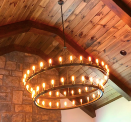 St. James Sullivan 2 Tier Steel Chandelier – TetonLighting™